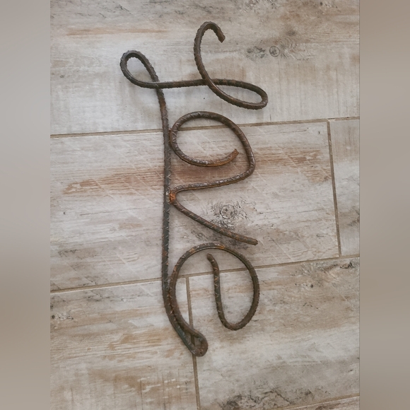 Wall Decor | Farmhouse Love Rebar Wall Decore | Poshmark